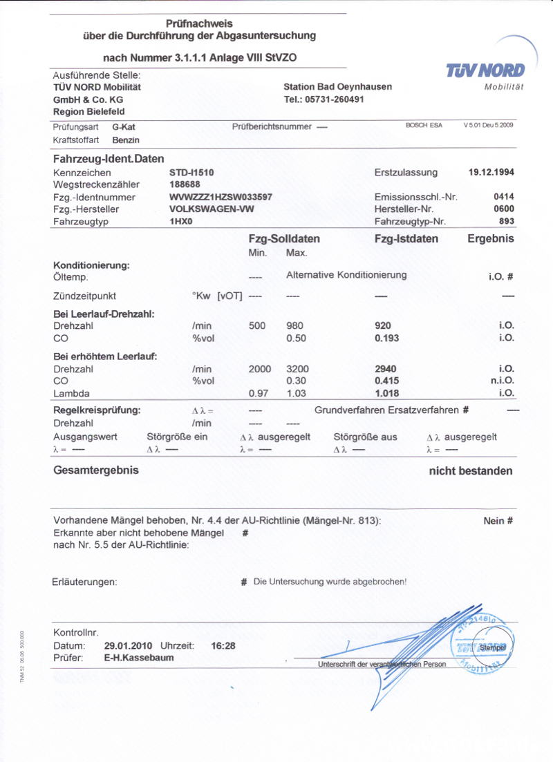 Hu Bericht Mitfhren